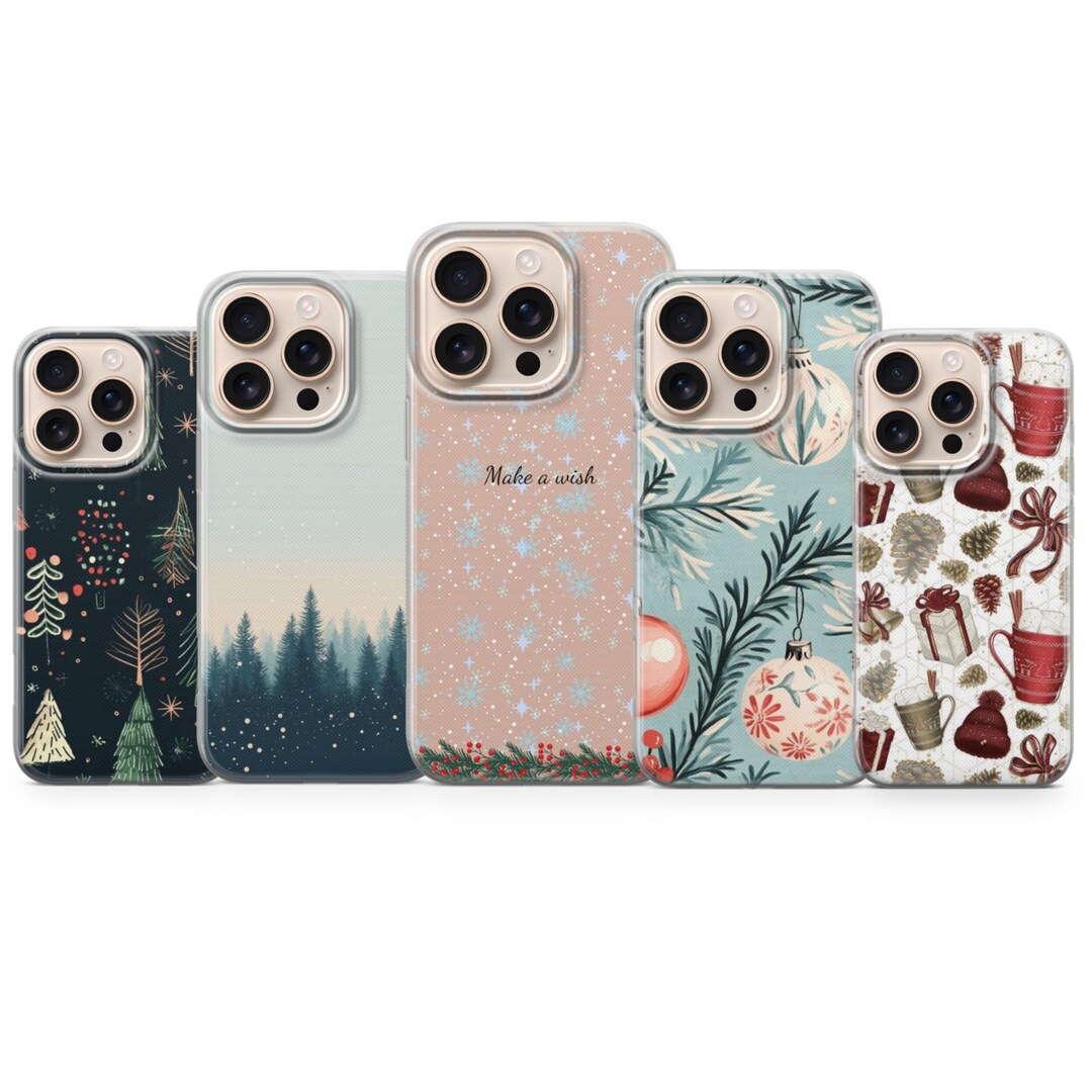 Winter Christmas Cover Holiday Phone Case for iPhone 17 Pro Max, 16e ...