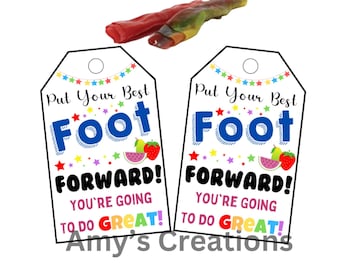 Printable Sports Good Luck Favor Tag. Testing Day. Fruit by Tag. Put ...
