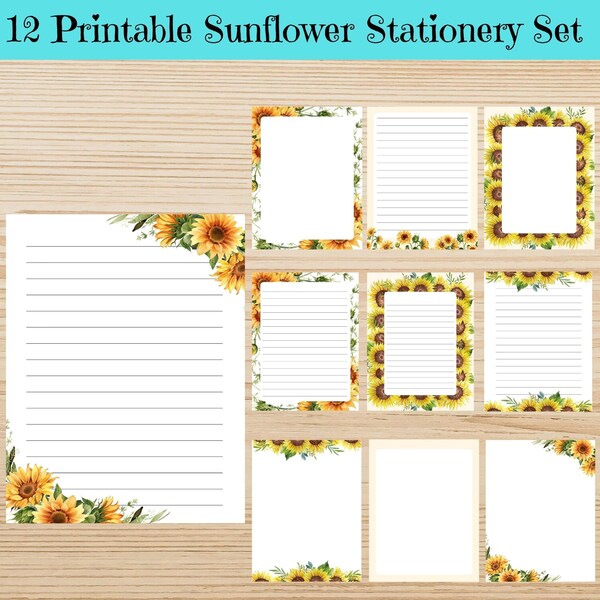 Sunflower Papers - Etsy
