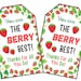 Printable Strawberry Gift Tag Staff Teacher Co-worker Boss | Etsy