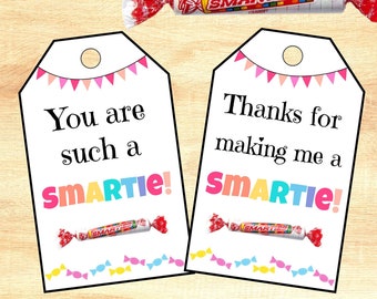Thank You for Making Me a Smartie Svg - Etsy