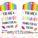 Printable Lifesaver Favor Tags Teacher Appreciation, Nurse Staff ...