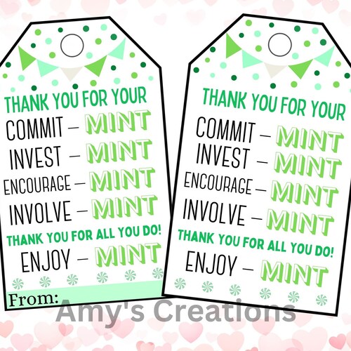 Bursting With Appreciation Gift Tag Teacher Nurse Staff - Etsy