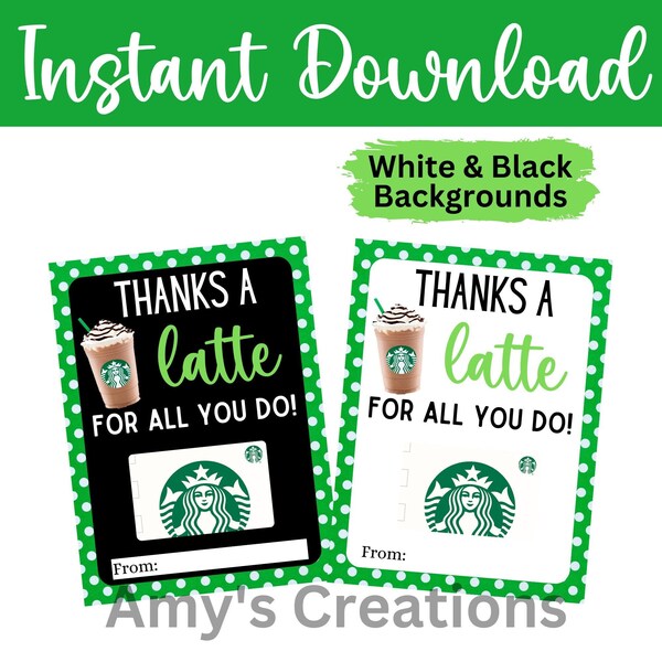 Staff Appreciation Starbucks - Etsy