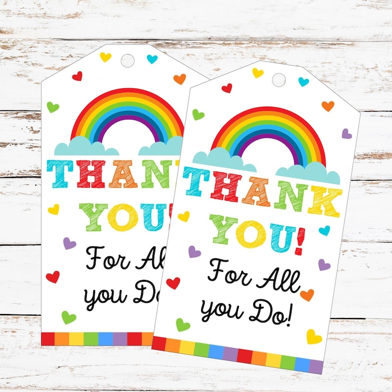 Thank You Gift Tags - 60+ Gift Ideas for 2024