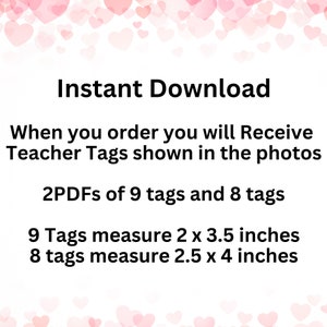 Show Your Gratitude: Printable Teacher Appreciation Gift Tags for ...