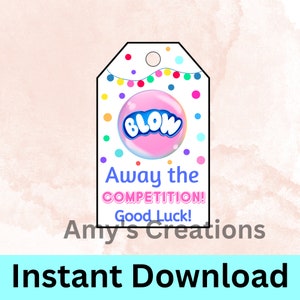 Blow Away the Competition Gift Tag - Elevate Your Success ...