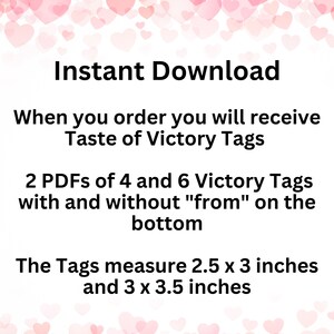 Printable Good Luck Tag - Taste the Victory - Sports Team Luck Tag ...