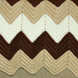 Ripple Chevron Afghan Blanket Crochet Pattern – Cozy Home Crafting ...