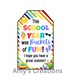 Printable Buckets of Fun' Gift Tags Summer Bucket Gift Tag Student ...