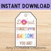 Donut Forget How Awesome You Are Gift Tag Sweet and - Etsy