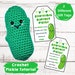 Adorable Emotional Support Pickle Crochet Pattern With Gift - Etsy