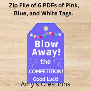 Blow Away the Competition Gift Tag - Elevate Your Success ...