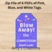 Blow Away the Competition Gift Tag Elevate Your Success inspirational ...