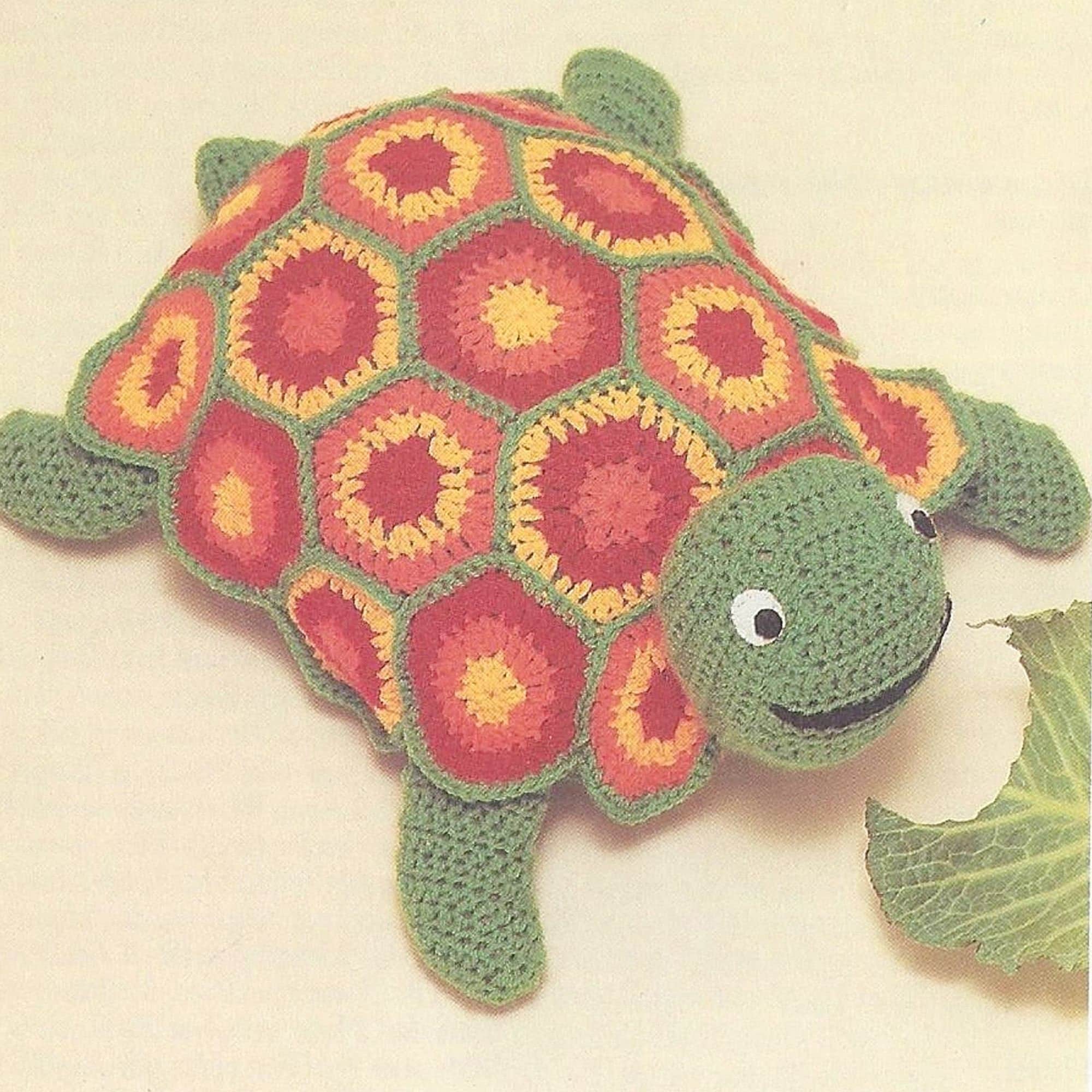 Vintage Turtle Granny Square Crochet Pattern Crochet - Etsy Australia