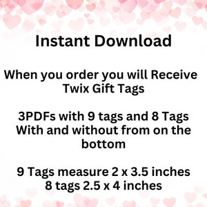 Printable 'no Twix About It, You're the Best!' Gift Tag - Teacher ...