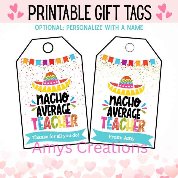 Nacho Average Teacher - Etsy