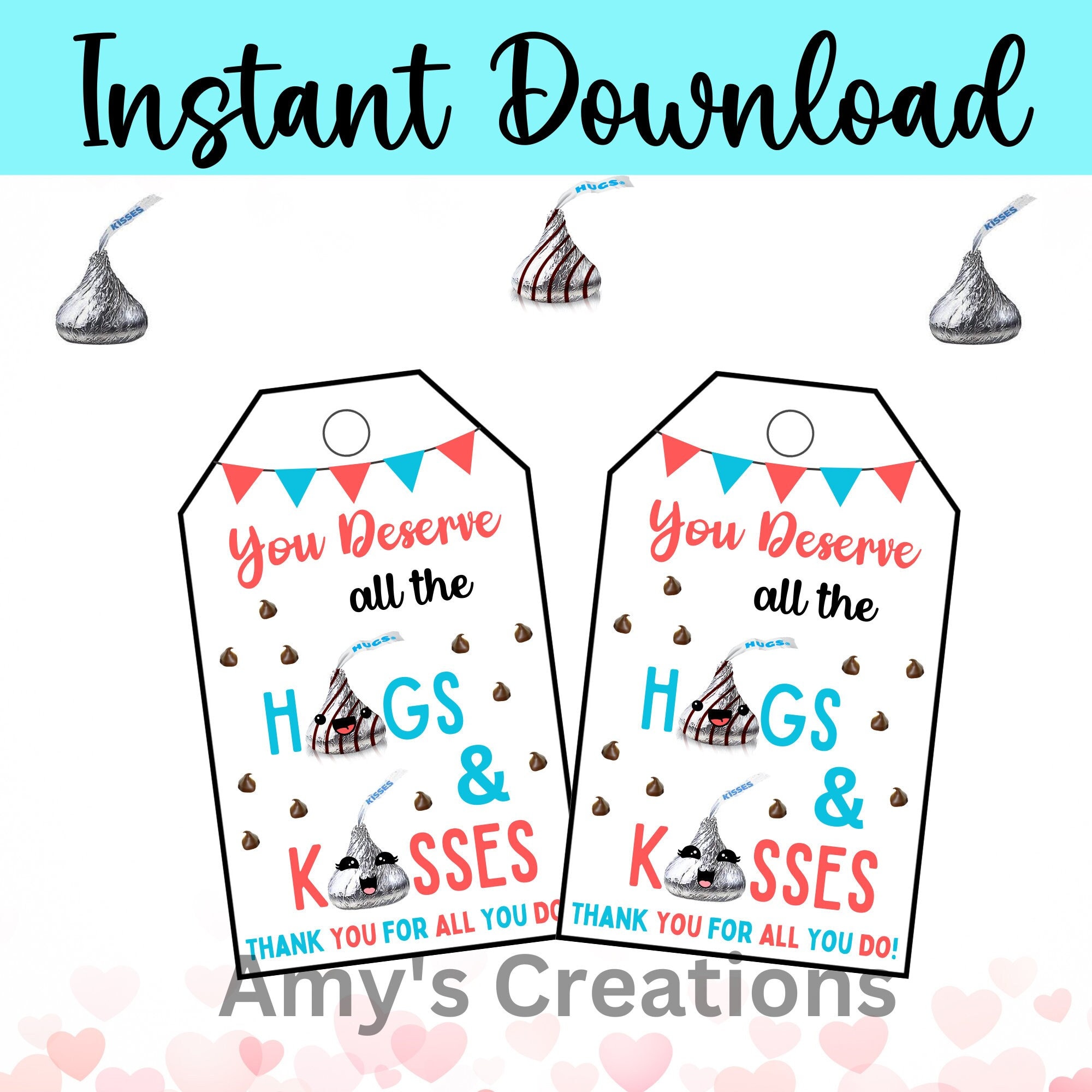 Hershey Kiss Thank You Sayings