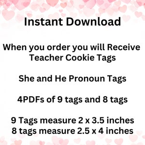 If You Give a Teacher A Cookie Gift Tag - Teacher Appreciation ...