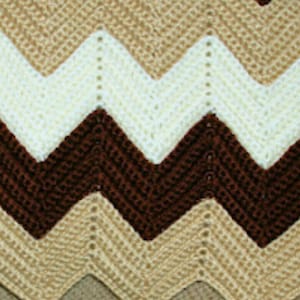 Ripple Chevron Afghan Blanket Crochet Pattern Cozy Home Crafting ...