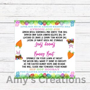 Printable Bunny Bait Easter Food Topper, Treat Bag Toppers, Magic ...