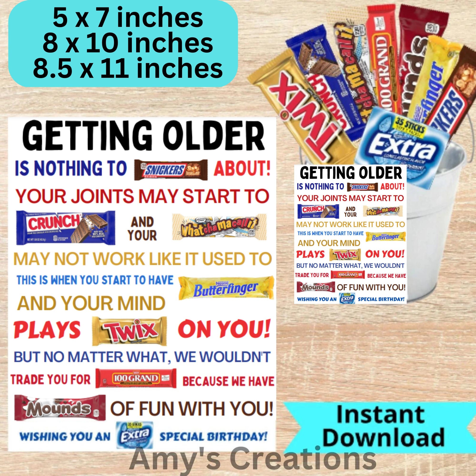 Candy Bar Sayings For Birthdays