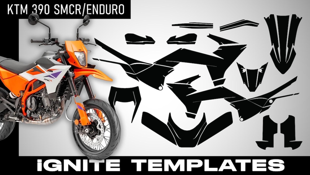 KTM 390 SMCR/ENDURO - Graphics Template - Etsy