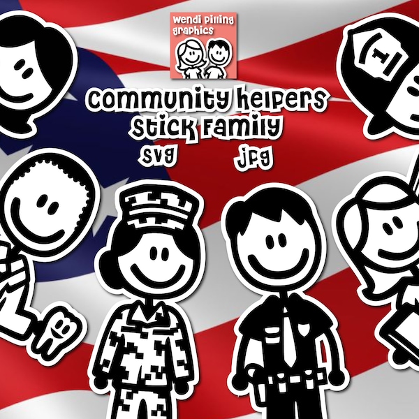 Community Helpers Clipart - Etsy