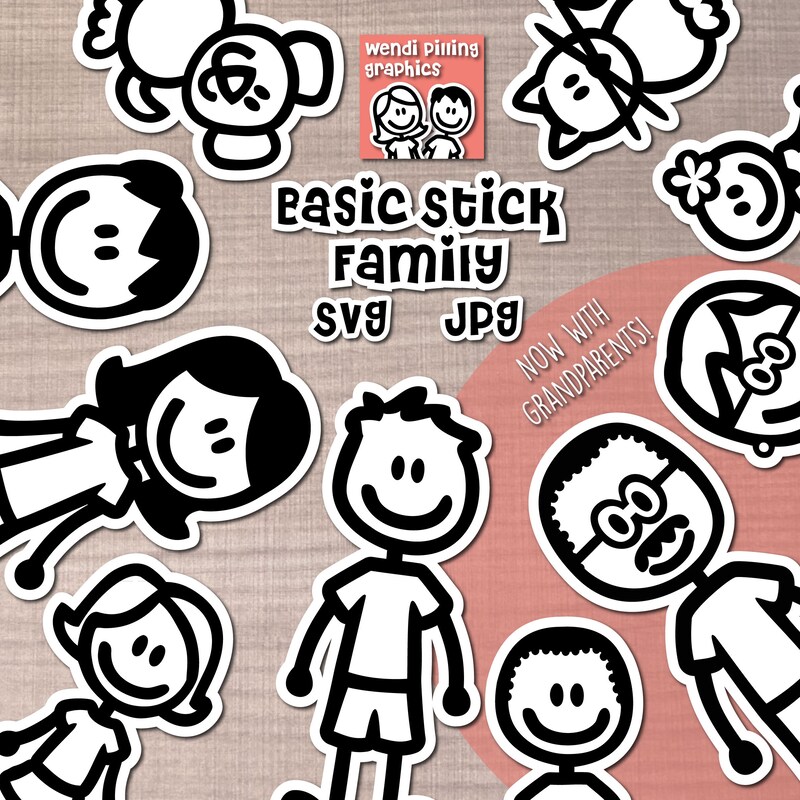Stick Family - Etsy
