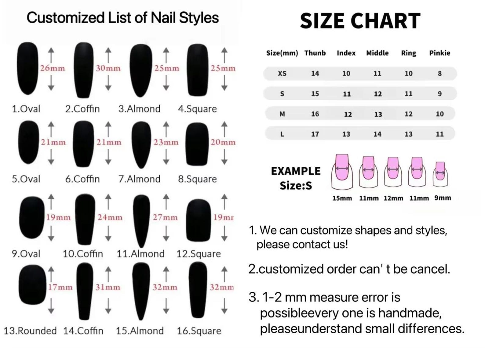 Handmade Ocean 3D Press on Nails, Coastal Nail Art, Personalized Gift ...