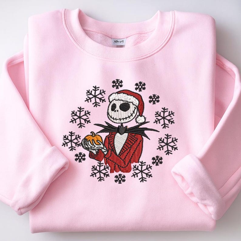 Jack Skellington Christmas Embroidery Design, Nightmare Before ...