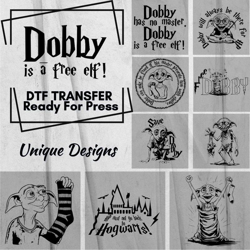 Iron on Dobby - Etsy