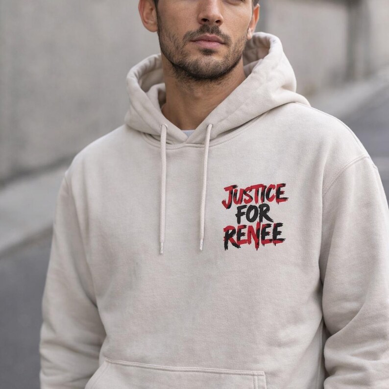 Justice for Renet Hoodie | Front Chest & Back Print Hoodie | Activist ...