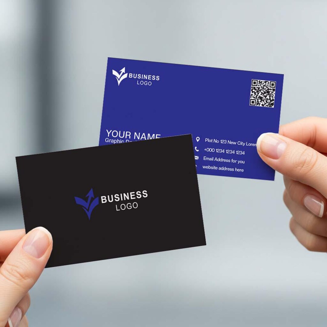 Editable Business Card Template | Modern Corporate Minimalist Design ...