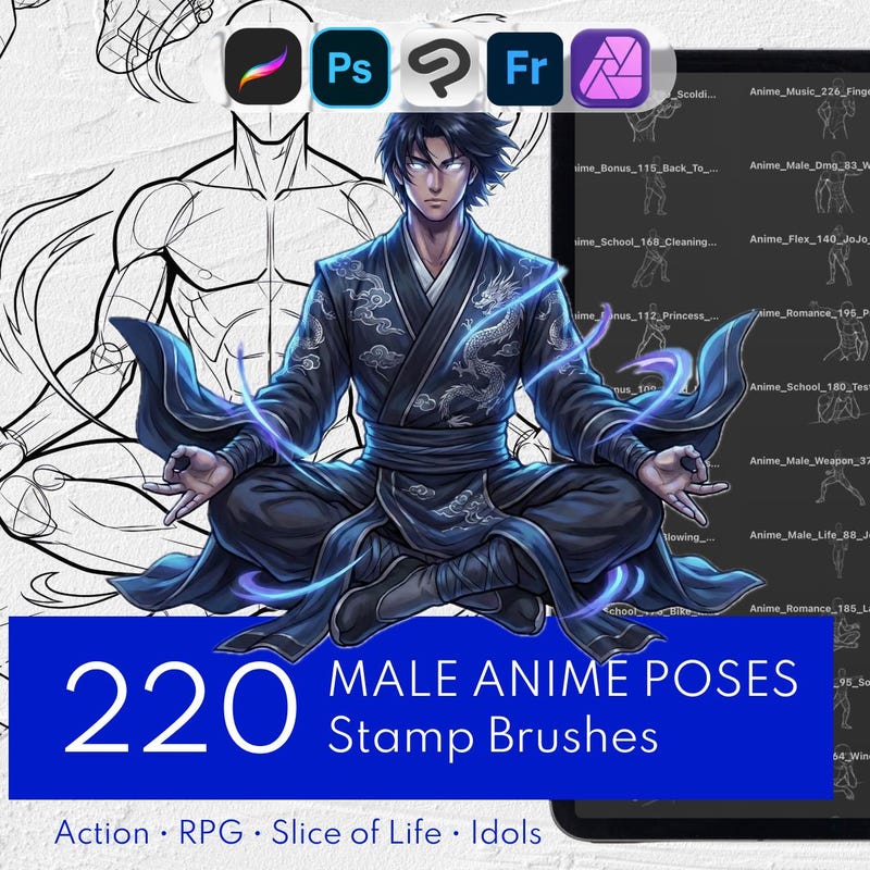 Black Male Anime - Etsy