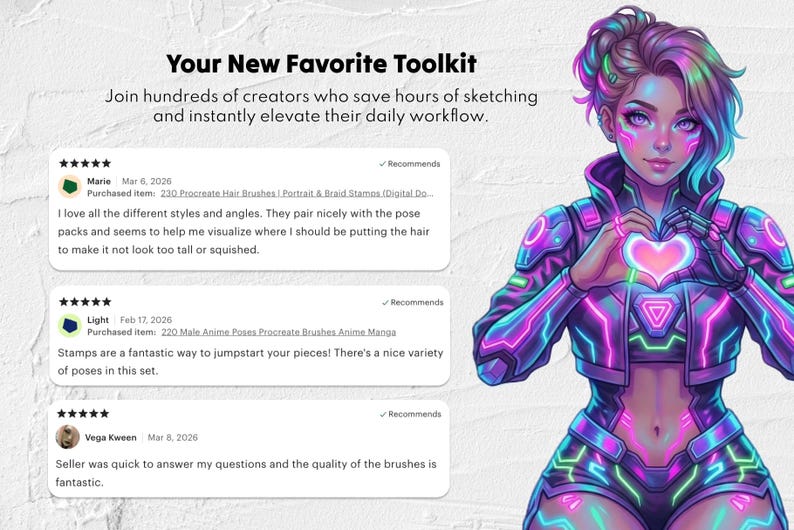 195 Procreate Scales Textures Brush Set: Dragon, Mermaid, Snake ...