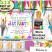 EDITABLE ART PARTY Printables Art Party Invitation Painting | Etsy