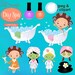 Spa Party/ Day Spa - 40 Piece Clip Art Set in Premium Quality 300 Dpi ...