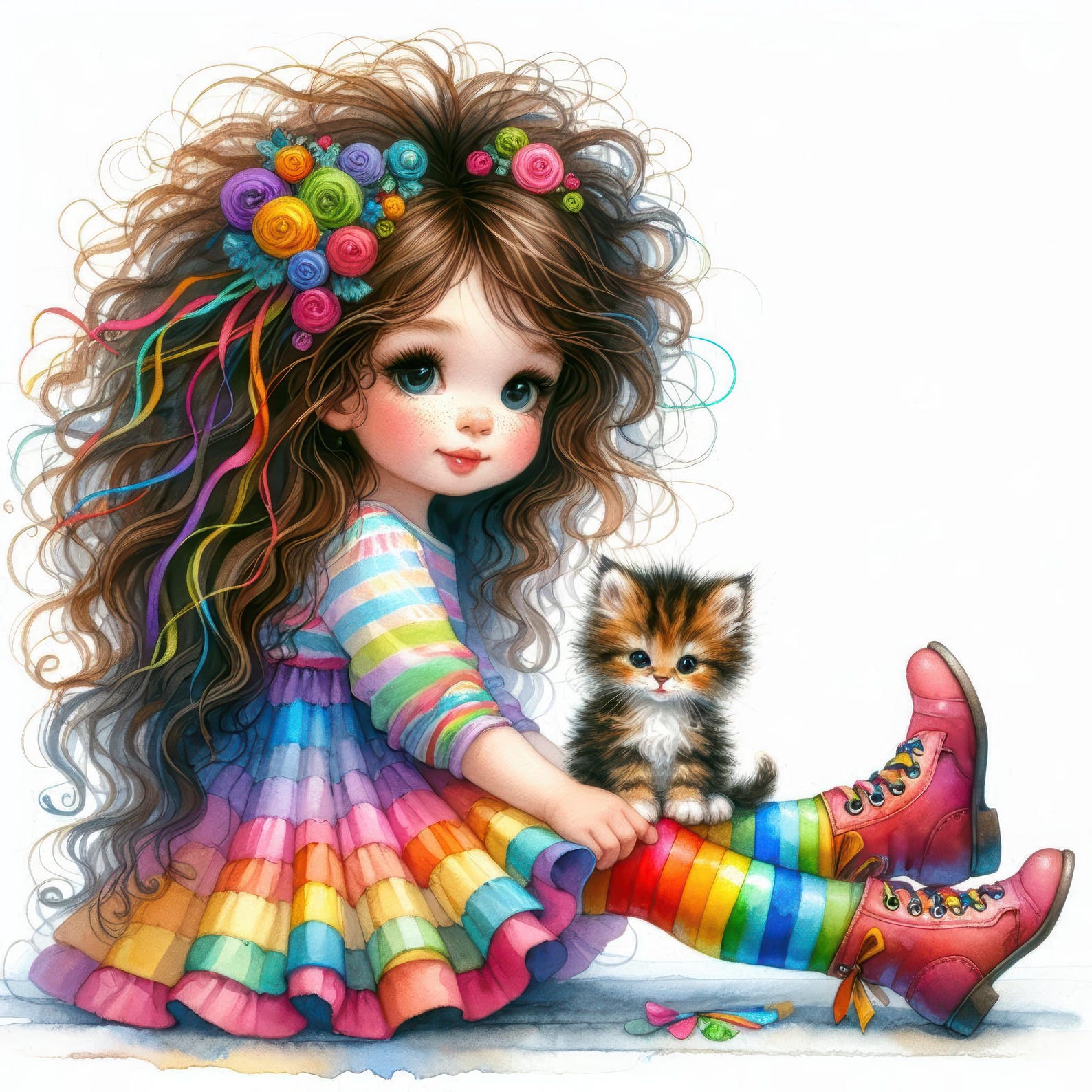 10 Brunette Birthday Girls, High Definition Images, Digital Jpeg ...