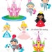 ULTIMATE PRINCESS PACK 35 Clip Art Fairy Tale Image Set, for Small ...