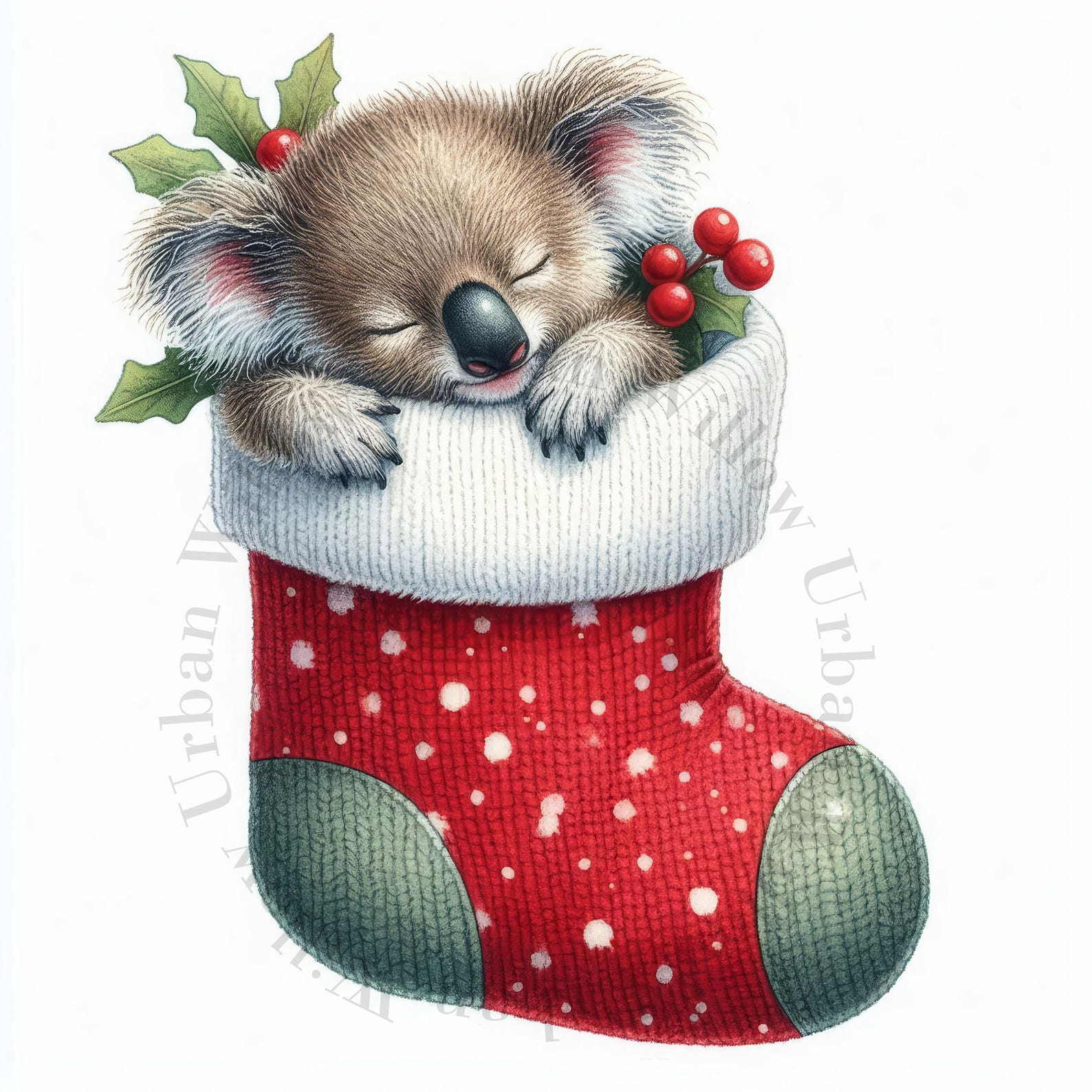Australian Christmas Animals of Clipart 1, Koala, Kangaroo, Wombat ...
