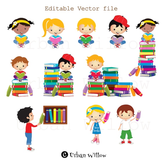 Childrens Books Clip Art