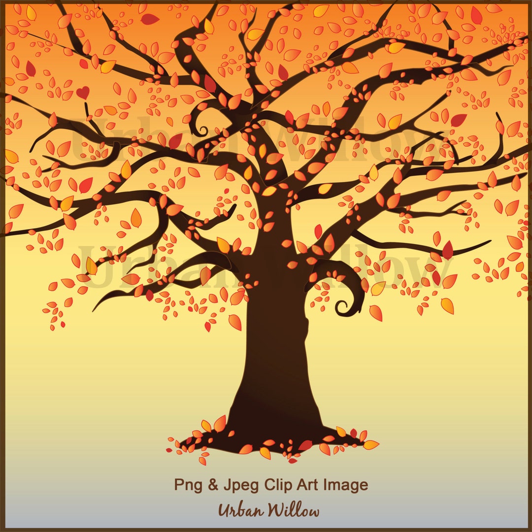 Fall Tree Clipart, Autumn Clipart, Fall Images, Beautiful Fall Tree ...
