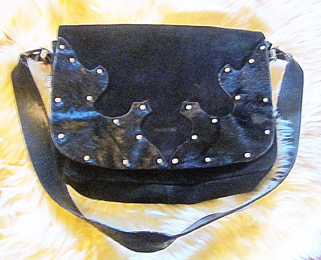 VALENTINO by MARIO VALENTINO – Fabulous Italian Black Genuine Suede ...