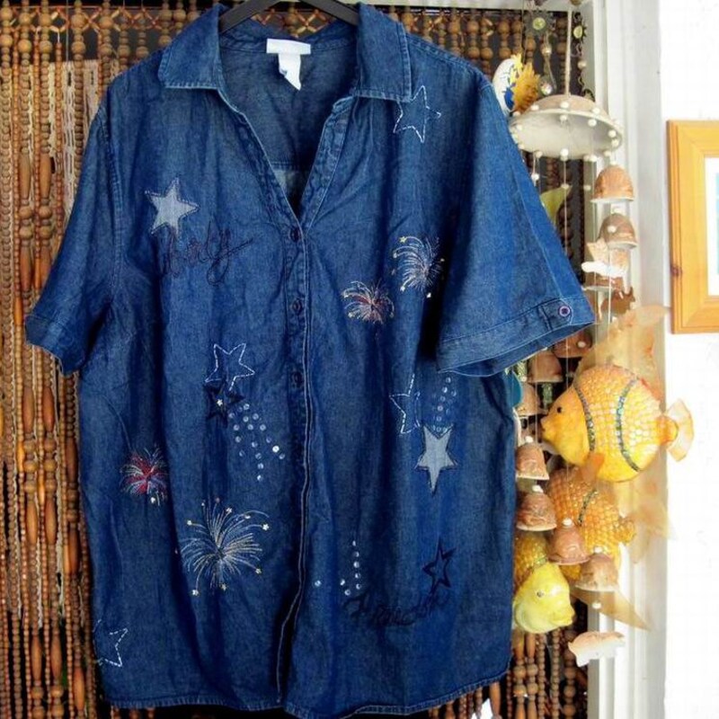 Denim Tunic - Etsy