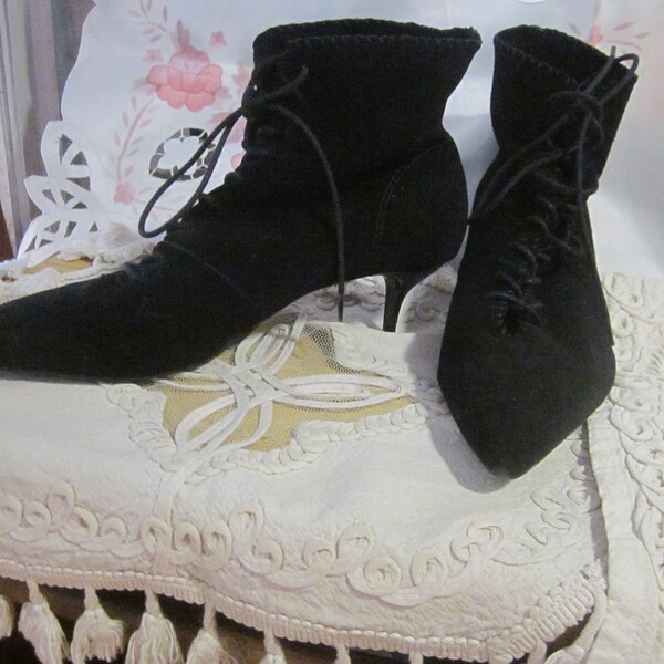 Lace up Booties - Etsy