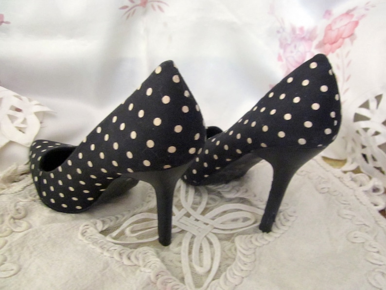 ATMOSPHERE Rare Find Beautiful Polka Dots Classic High Heels - Etsy