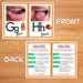 Real Mouth Alphabet Flashcards - Etsy