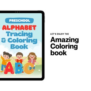 Alphabet Coloring Book for Kids: A-Z Learning - Etsy