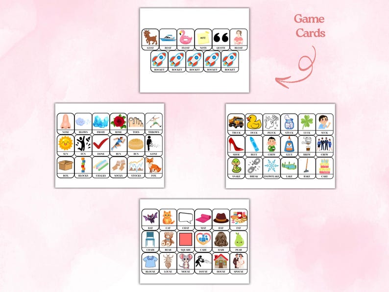 Rhyming Words Board Game Printable for Phonemic Awareness | Literacy ...